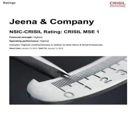CRISIL RATING-MSE 1