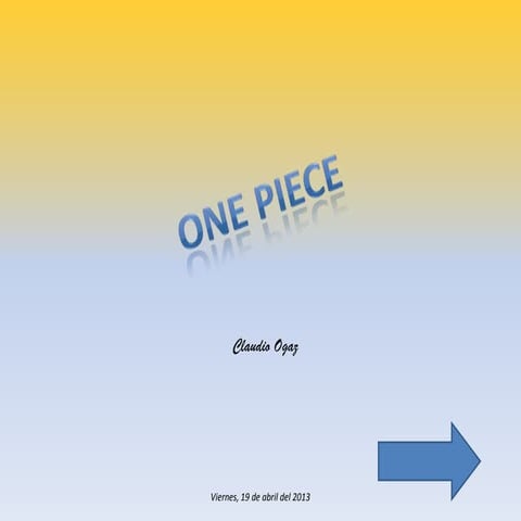 One piece | PPTX