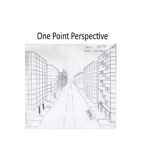 One Point Perspective | PDF
