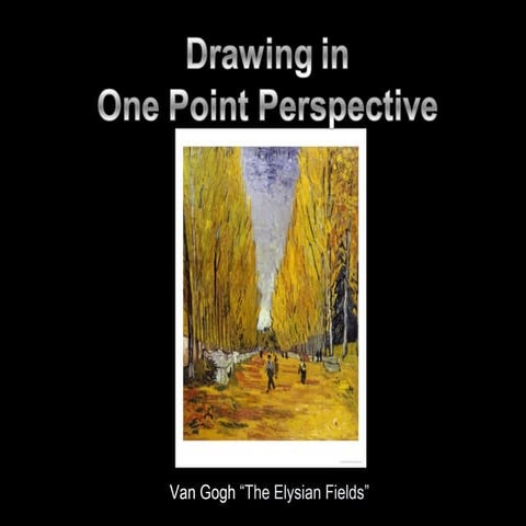 One Point Perspective | PPT
