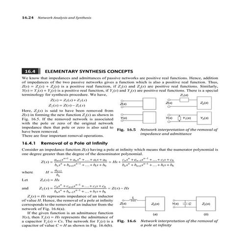 One port network synthesis, LC, RL and RC.pdf