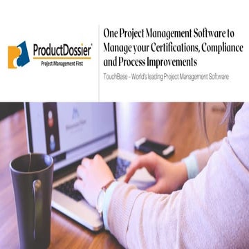One project management software to manage your certifications ...