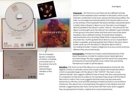 Onerepublic Native Album Cover OneRepublic Native (2LP) Vinyl Record