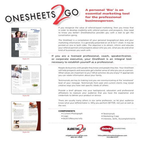 One Sheet2 Go | PDF