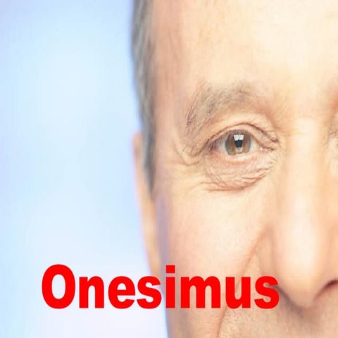 Onesimus | PPT