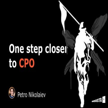 Petro Nikolaiev: One step closer to CPO (UA) | PPT