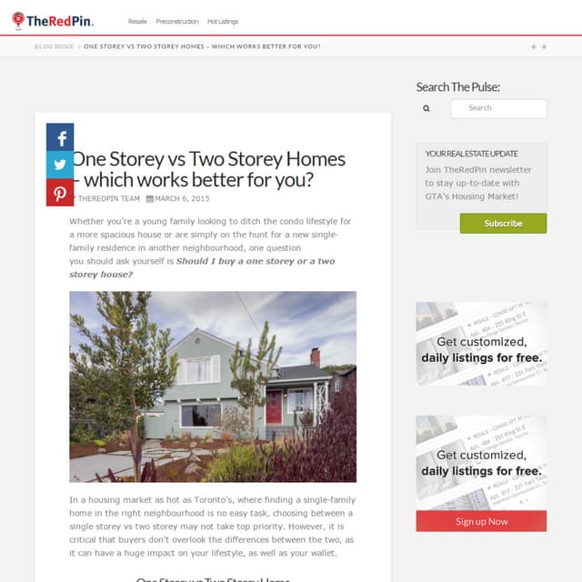 One storey vs two storey homes which works better for you | PDF