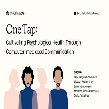 One Tap Cultivating Psychological Health Through Computer-Mediated ...