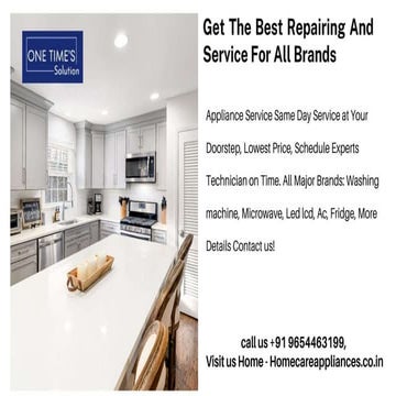 Get The Best Repairing And Service For All Brands | PPT