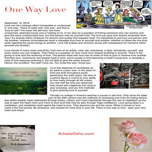 One way love | PDF