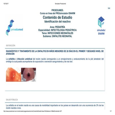 ONFALITIS-NEONATAL.pdf patología pediatria | PDF
