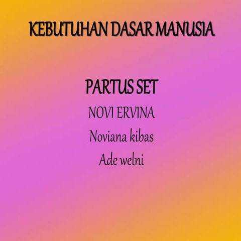 Partus set | PPTX