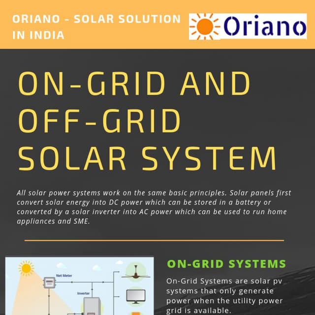 Solar On Grid and Off Grid System | PDF