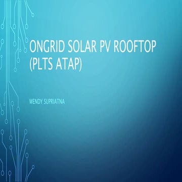 ONGRID SOLAR PV ROOFTOP (PLTS Atap).pptx