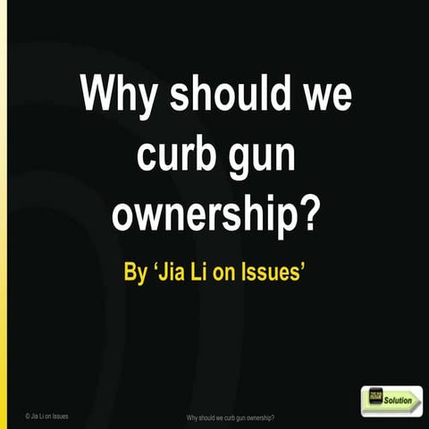 On gun ownership | PPT