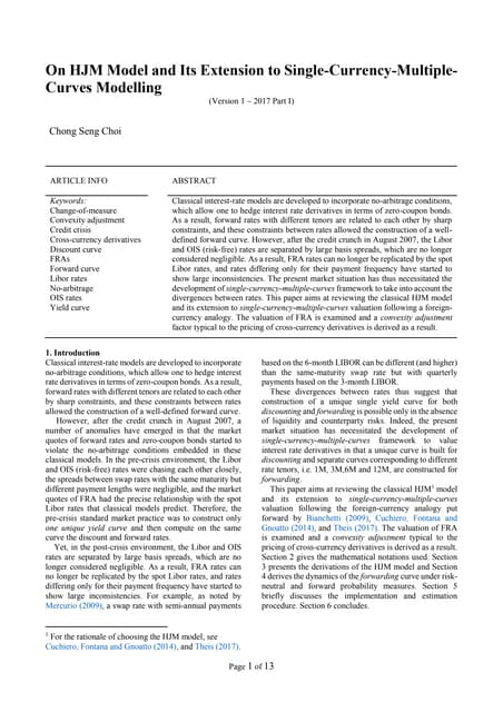 Multifactorial Heath-Jarrow-Morton model using principal component analysis | PDF