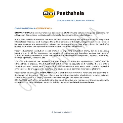 ONI-PAATHSALA ERP-Profile.pdf