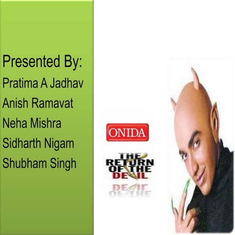 Onida final | PPTX