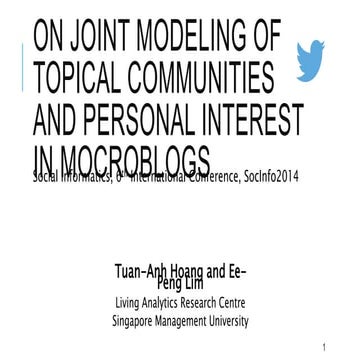 Topic model | PPT