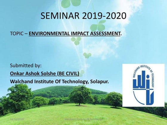 environmental impact assessment | PPT