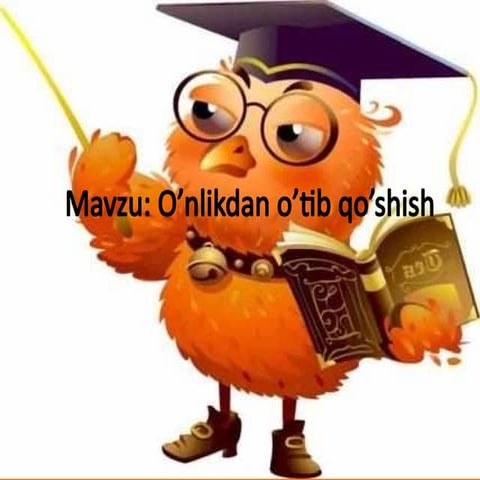 o'nliklardan o'tib qo'shish qilingan slayd | PPTX