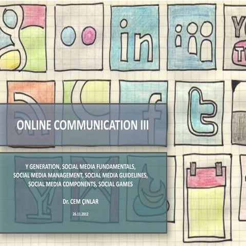 Online Communication Lesson 3 A / Y Generation, Social Media ...
