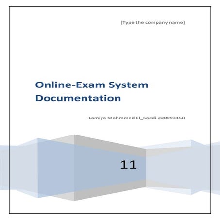 Online examination system | PDF