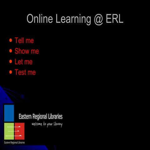 Online Learning @ ERL | PPT