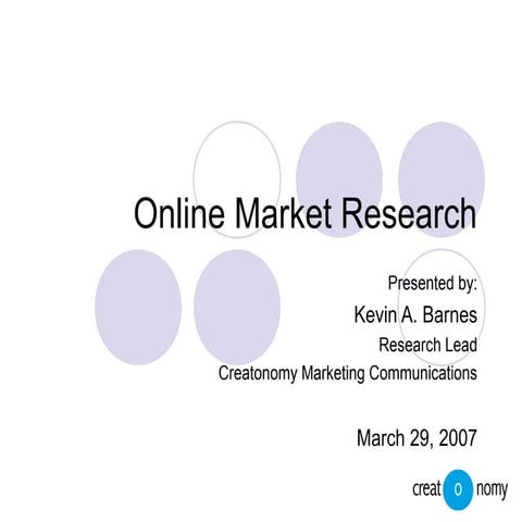 Online Market Research | PDF