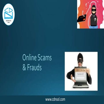 online-scams-frauds | PPTX