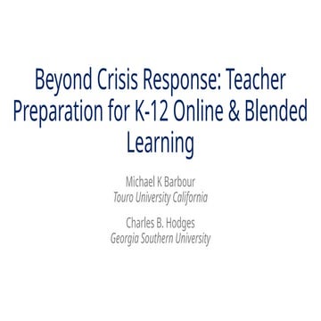 E-Learn 2008 - Secondary Students Perceptions of Web-Based Learning | PPT