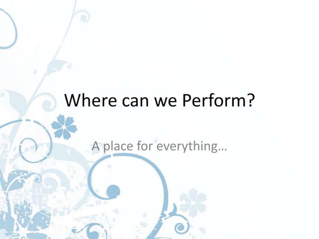 Scenic Design Chapter 15 | PPT