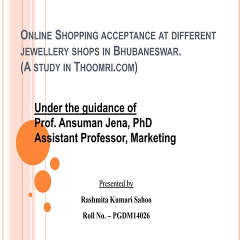 Rashmita Sahoo presentations