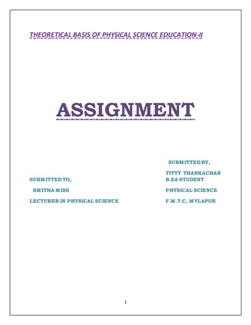 Correlation of science with internal and external subjects | PPTX | Physics | Science