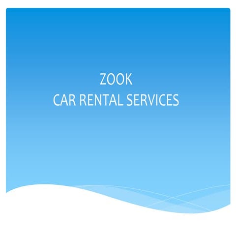 Car rental Project Ppt | PPTX