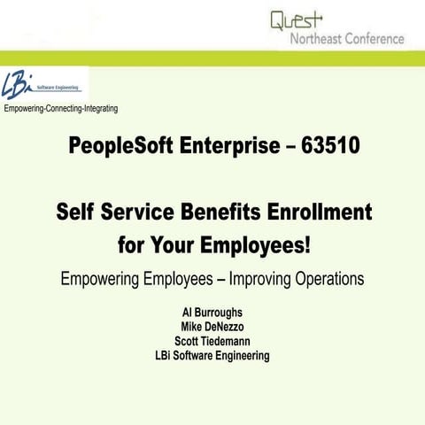 Benefits Enrollment Self Service | PPS