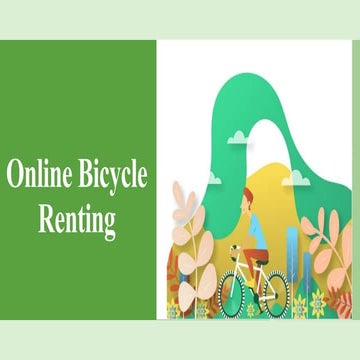 Online bicycle renting | PPTX