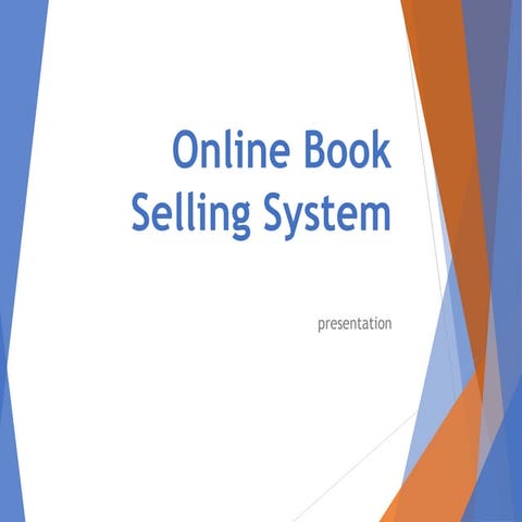 Online book shop | PPT
