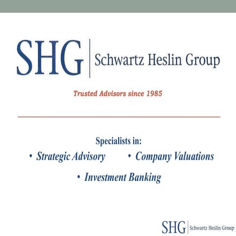 The SHG Advantage | PPTX