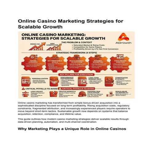 Scalable iGaming Marketing Strategies for Growth | PDF