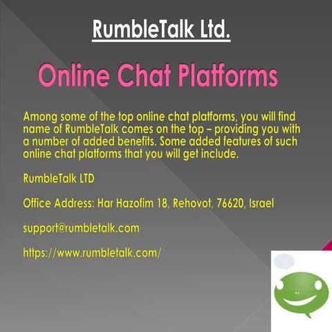 Online chat platforms | PDF