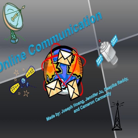Online communication per 4 | PPTX | Internet for Beginners | Internet