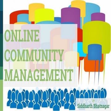 Online Community Management. | PDF