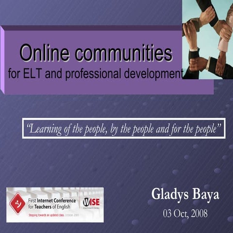 Online Communities of Practice for ELT | PPT