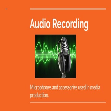 Audio Recording & Microphones | PDF | Digital Audio | Computer Software and Applications