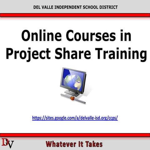 Online Courses in Project Share | PPTX