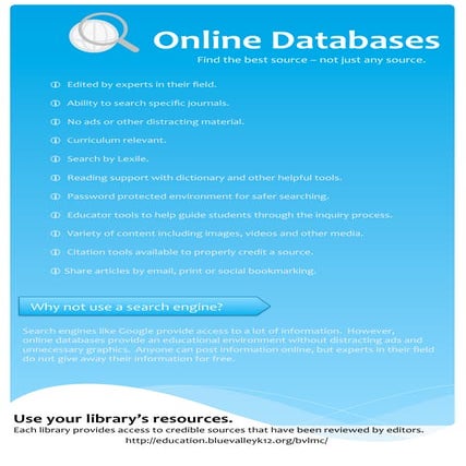 Online Databases | PDF | Databases | Computer Software and Applications