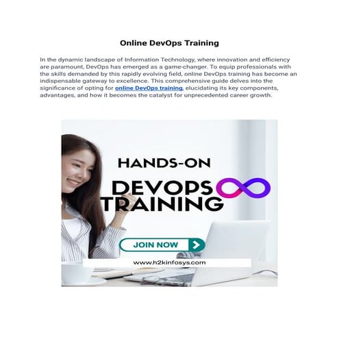 Online DevOps Training at H2KInfosys.pdf