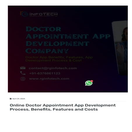 Online Doctor Appointment App Development Process, Benefits, Features and Costs.pdf