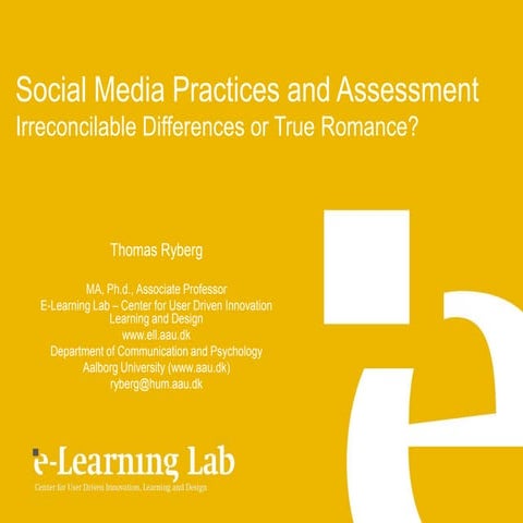 Social Media Practices and Assessment | PPT
